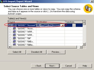 [QODBC-Desktop] How to use DTS to Import QuickBooks Data into MS SQL ...