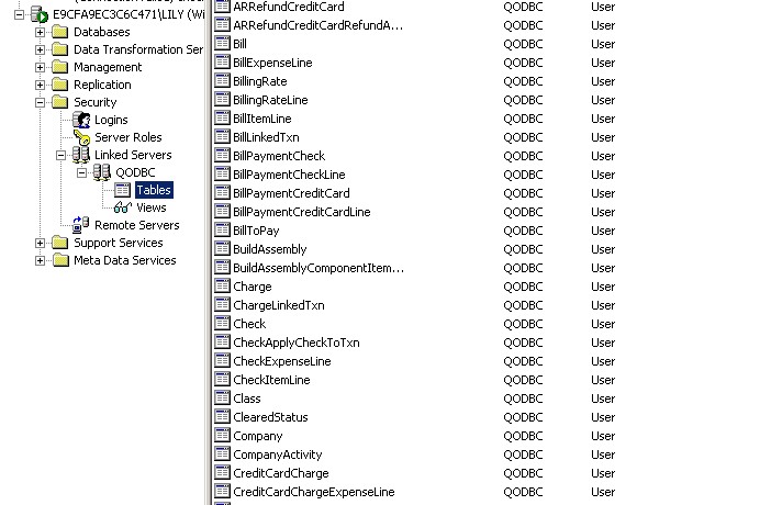 [QODBC-Desktop] How to create Link Server with MS SQL 2000 - Powered by ...